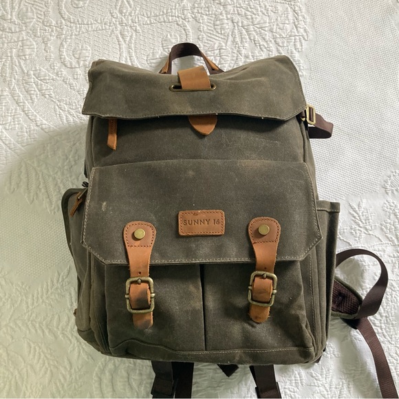 Sunny 16 | Bags | Sunny 6 The Voyager Camera Backpack Khaki With Padded ...
